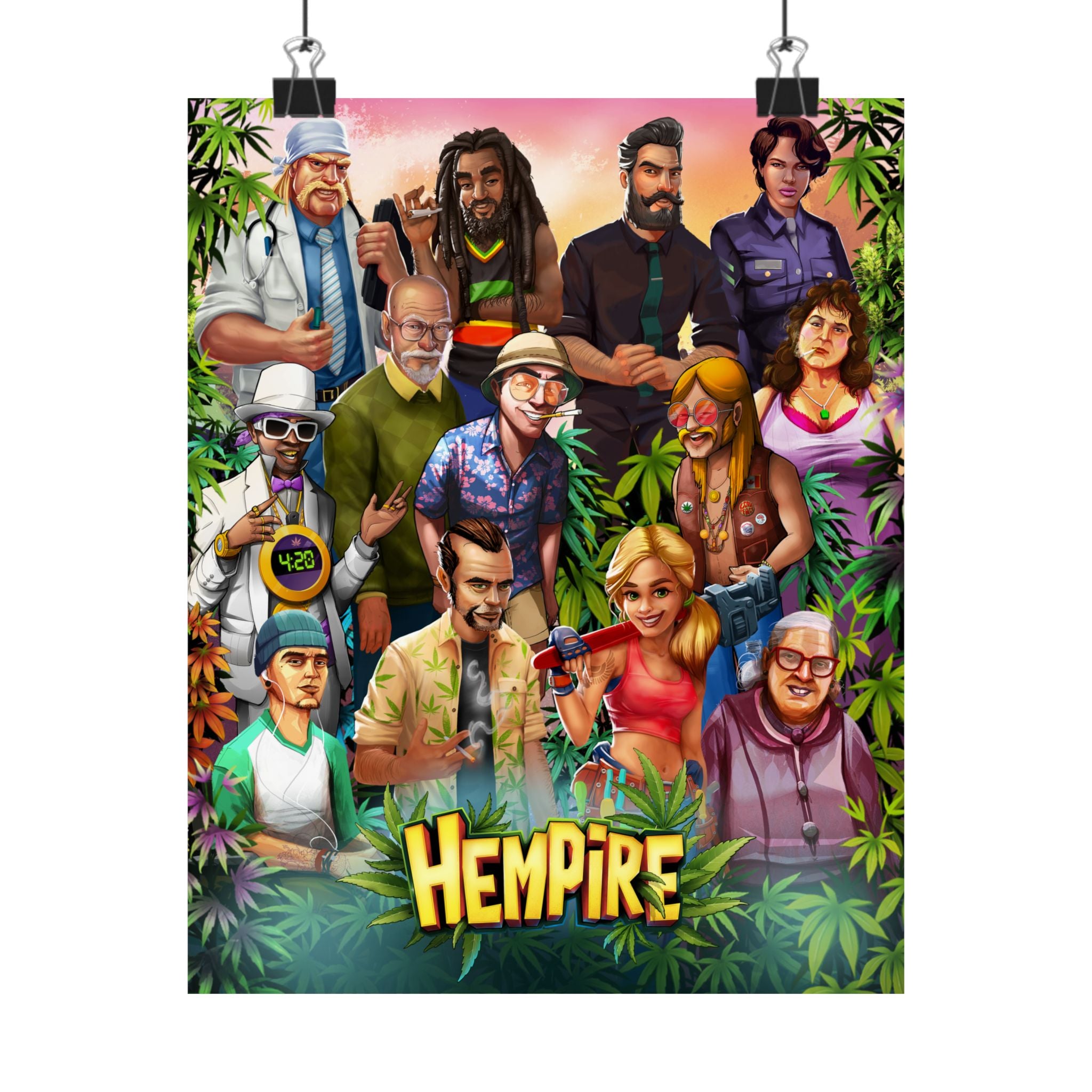 "Hempire" Poster 8 x 10 – High Roller Games Inc