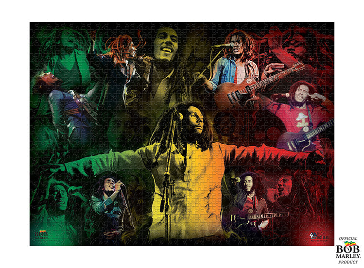 Bob Marley Collage Puzzle for Reggae Fans – 1000 Piece Puzzle – High ...